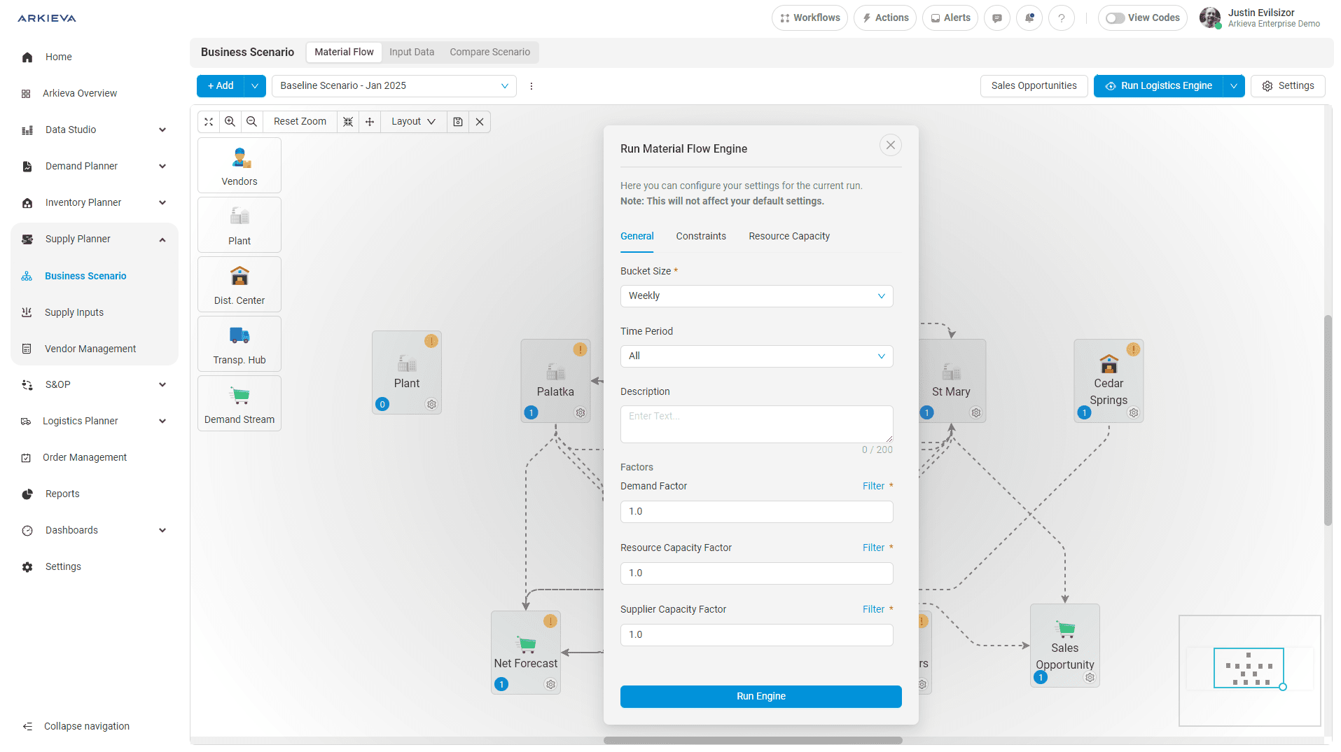 Supply Planning - Arkieva
